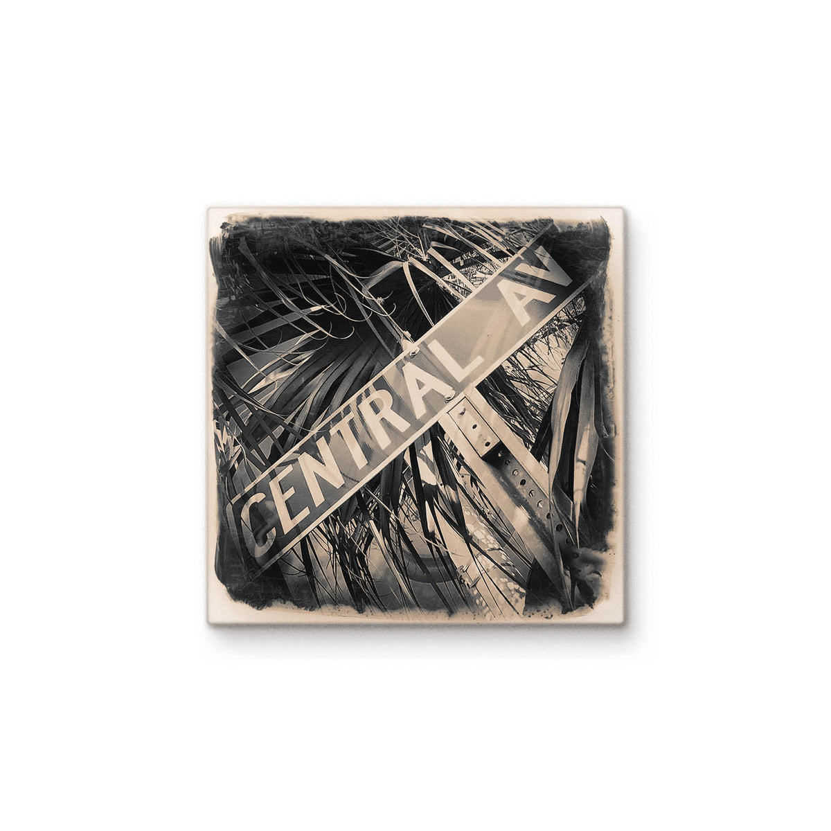 Central Ave Street Sign – Cityscape Tiles