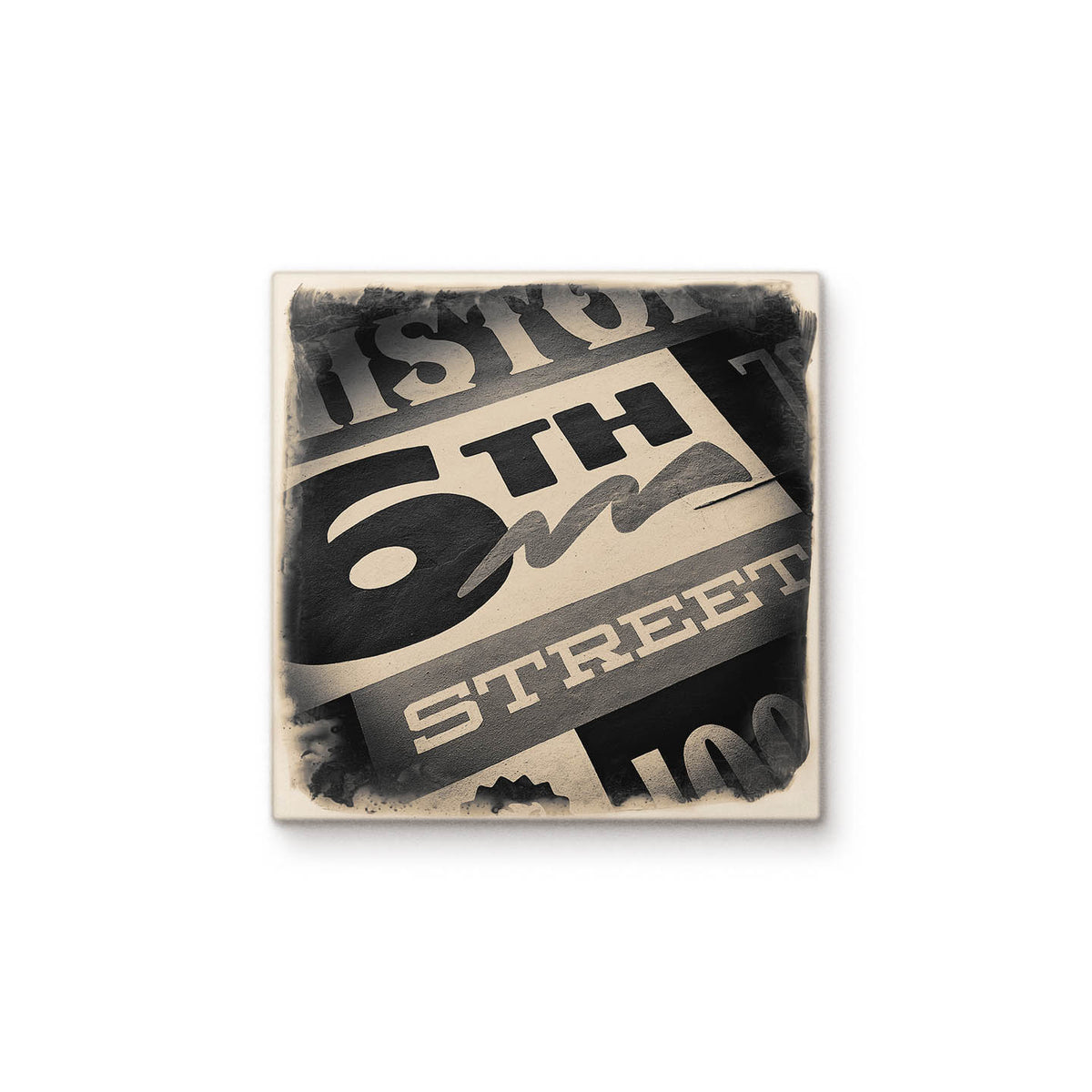 6th Street Sign – Cityscape Tiles