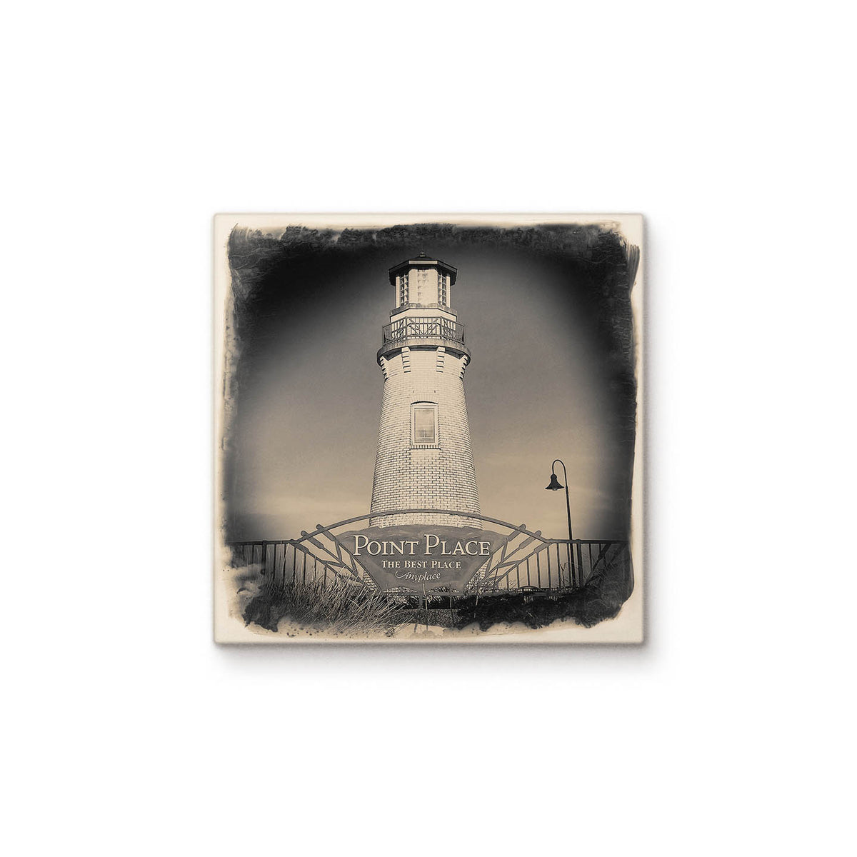 Point Place Lighthouse – Cityscape Tiles