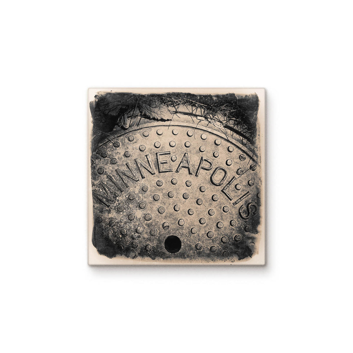 Minneapolis Manhole Cover – Cityscape Tiles
