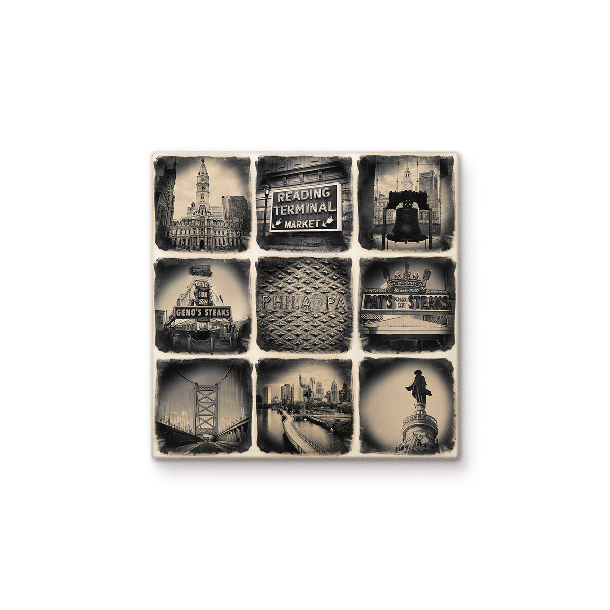 Philadelphia Collage – Cityscape Tiles