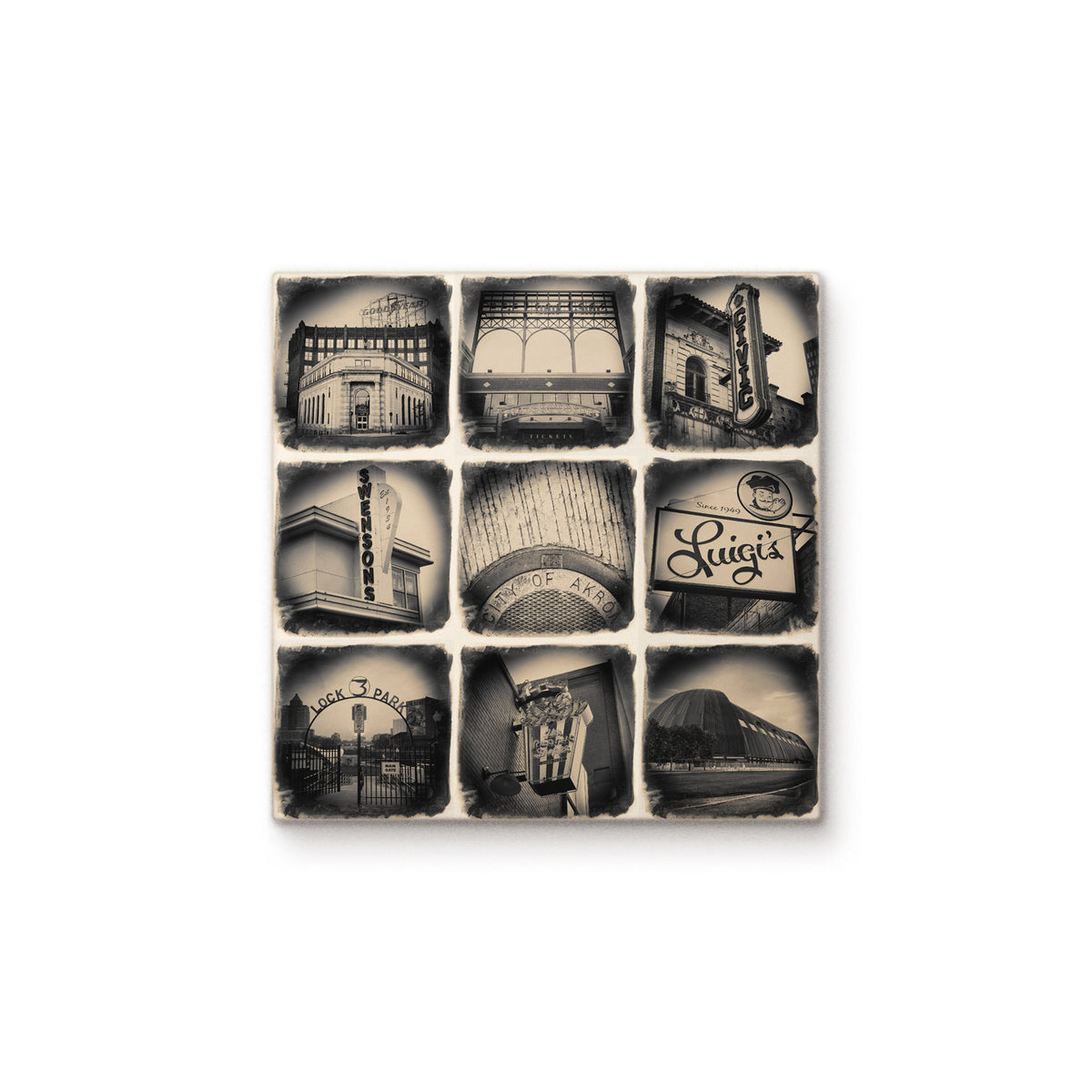 Akron Collage | Cityscape Tiles