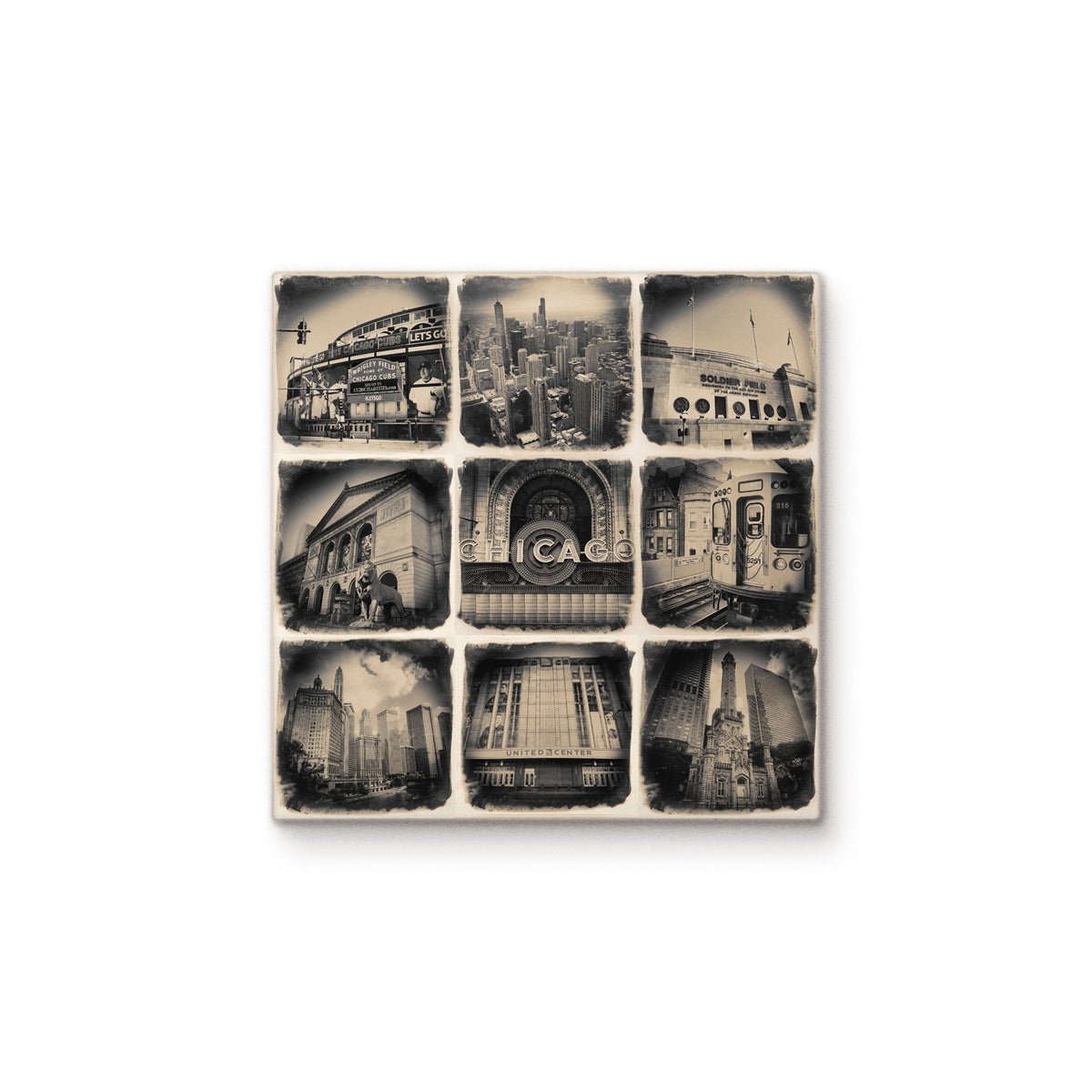 Chicago Collage | Cityscape Tiles