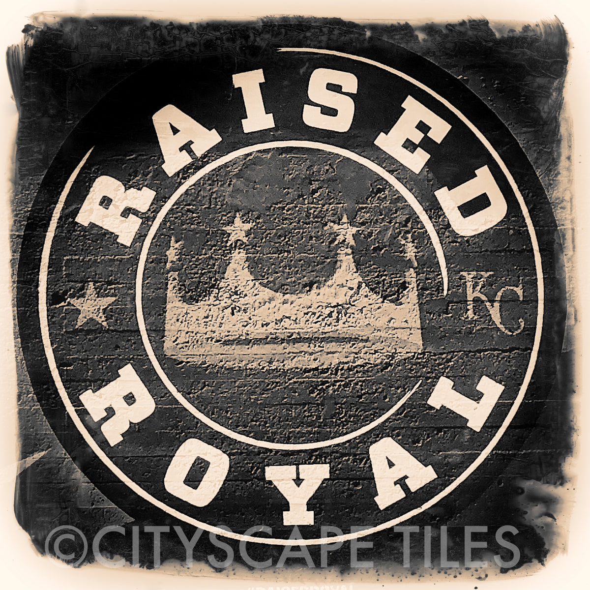 Raised Royal Mural | Cityscape Tiles