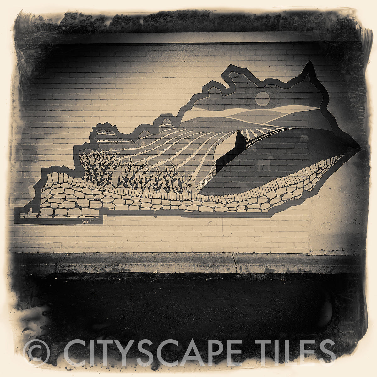 Kentucky State Mural | Cityscape Tiles