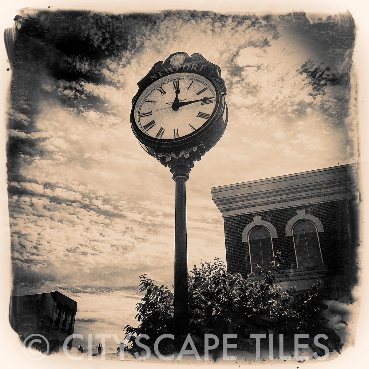 Newport Clock | Cityscape Tiles
