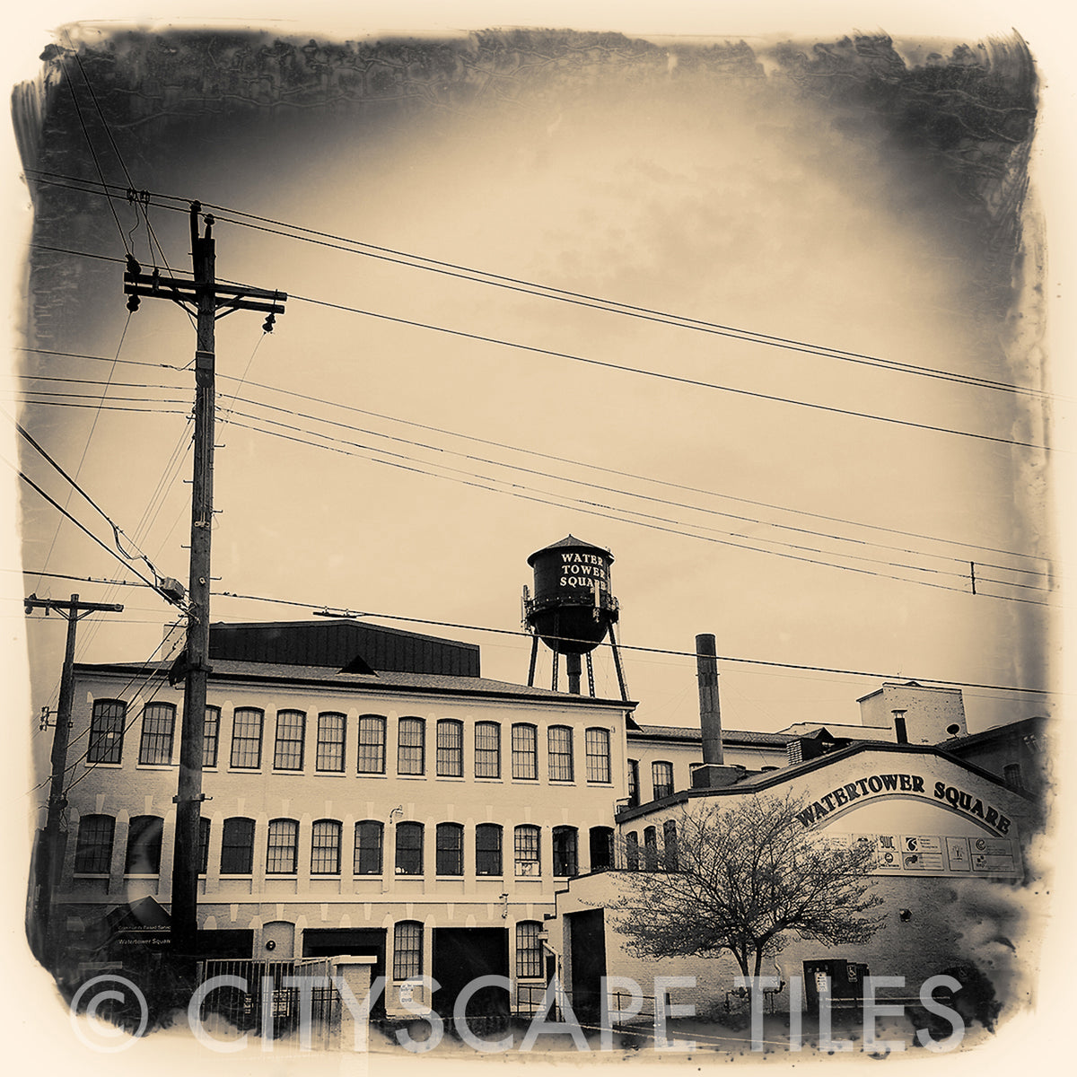 Water Tower Square | Cityscape Tiles